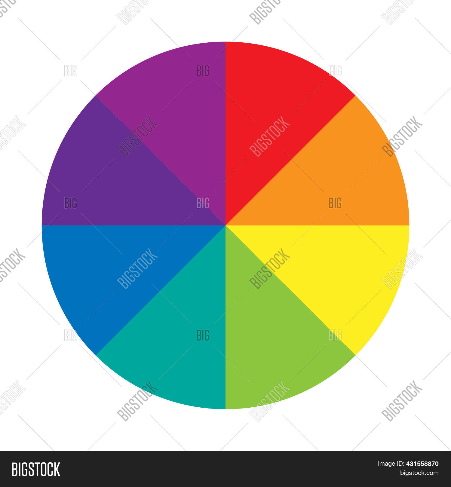 Color Wheel On White Image & Photo (Free Trial) | Bigstock
