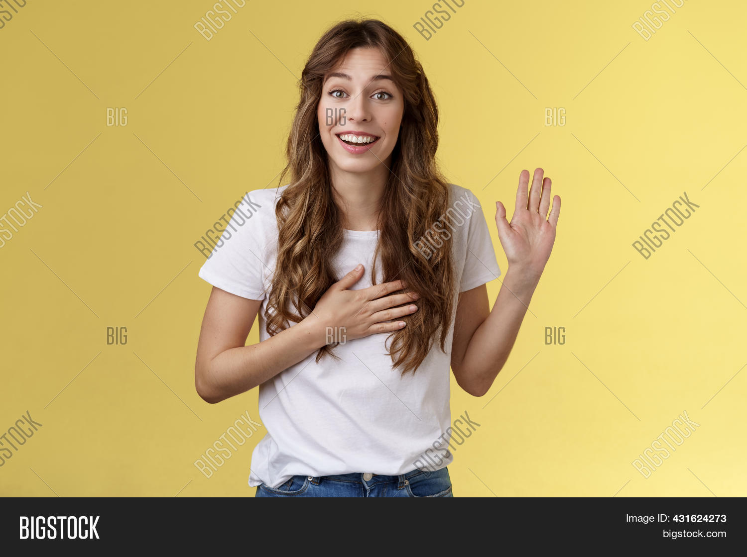 Girl Introduce Herself Image & Photo (Free Trial) | Bigstock