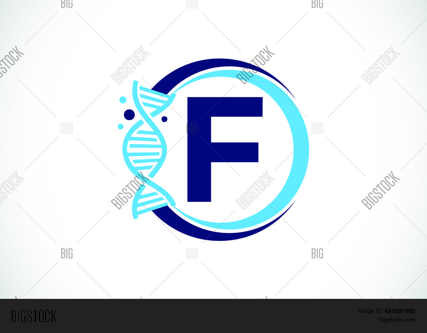 Initial F Monogram Vector & Photo (Free Trial) | Bigstock