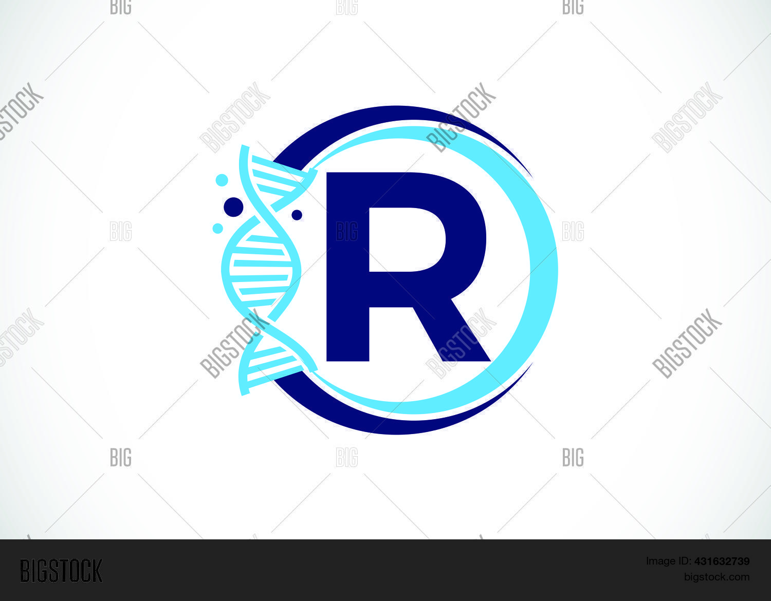Initial R Monogram Vector & Photo (Free Trial) | Bigstock