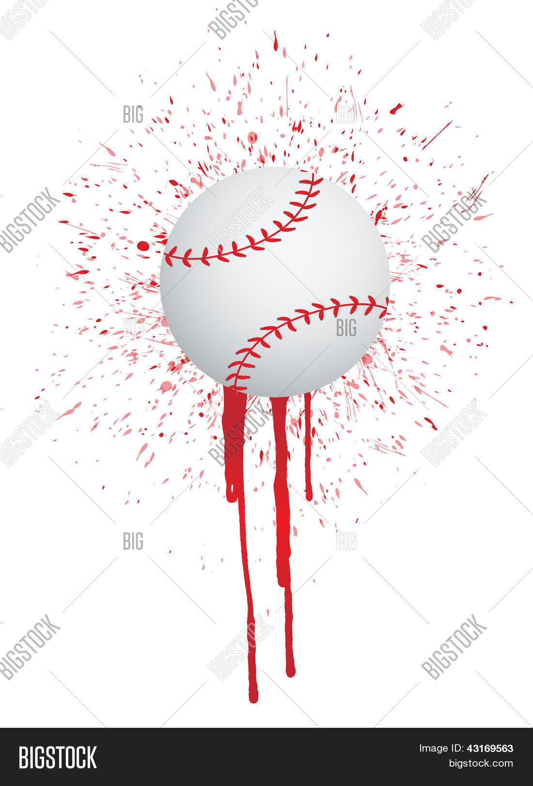 Ink Splatter Baseball Image & Photo (Free Trial) | Bigstock