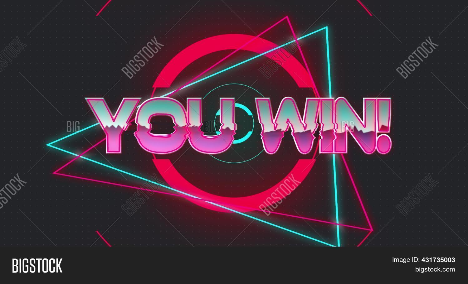 Digital Image You Win Image & Photo (Free Trial) | Bigstock