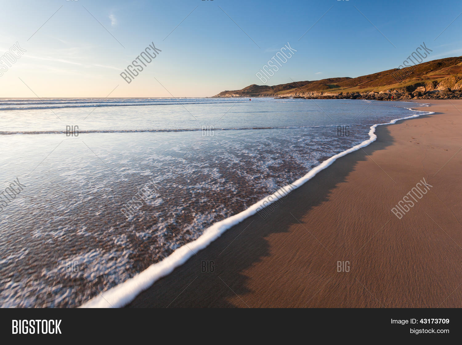 Combesgate Beach Devon Image & Photo (Free Trial) | Bigstock