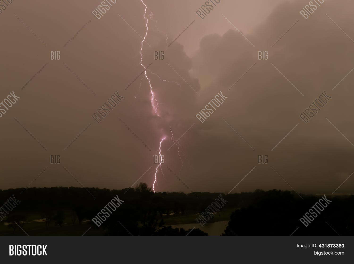 Lightning Strikes Image & Photo (Free Trial) | Bigstock