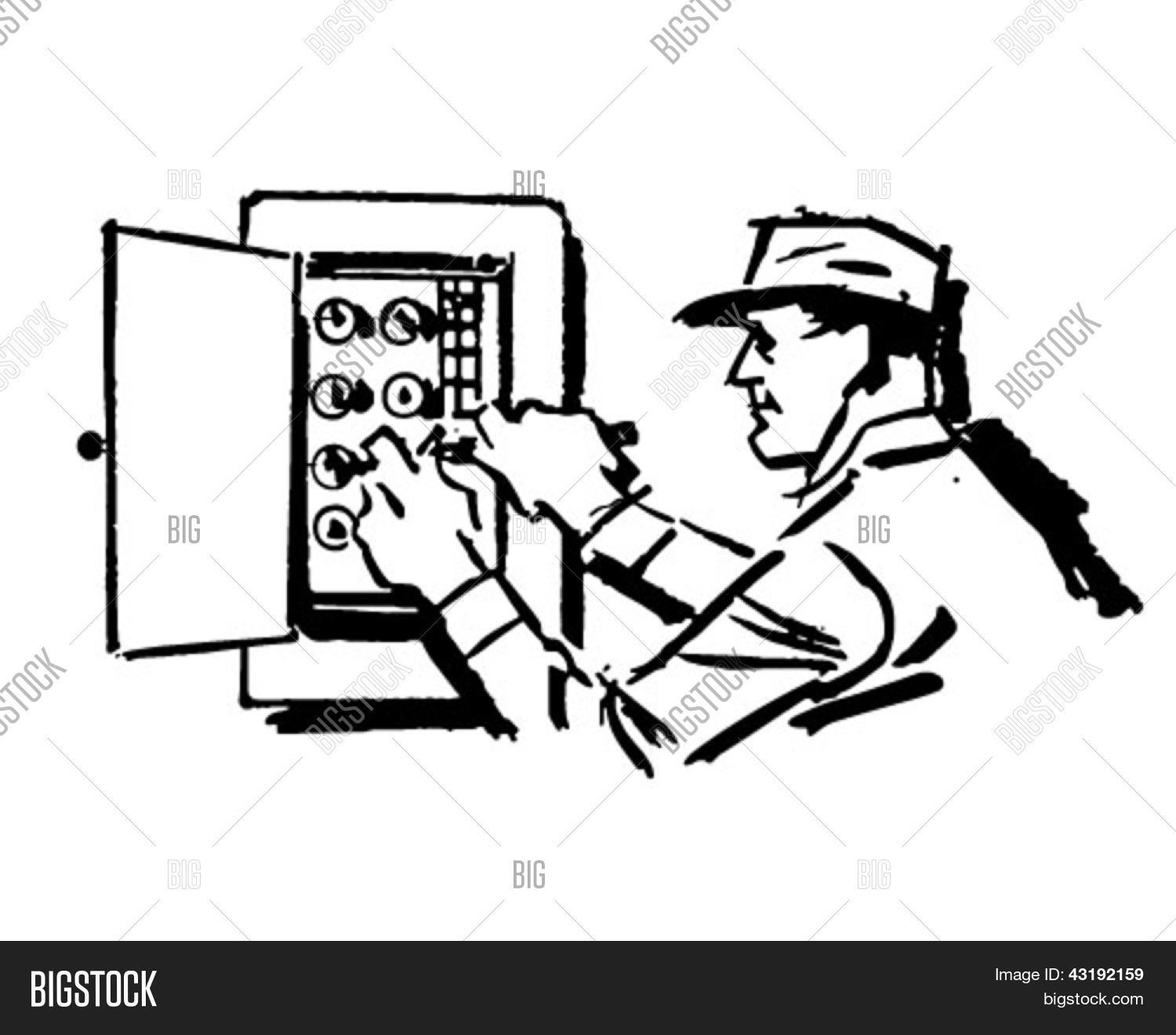 Electrician Work - Vector & Photo (Free Trial) | Bigstock
