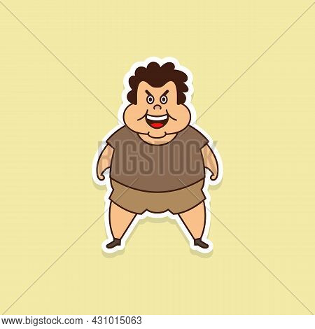 Fat Boy Stickers Vector & Photo (Free Trial) | Bigstock