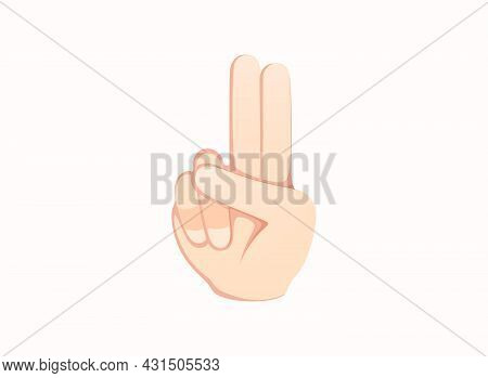 Hand Points Two Vector & Photo (Free Trial) | Bigstock