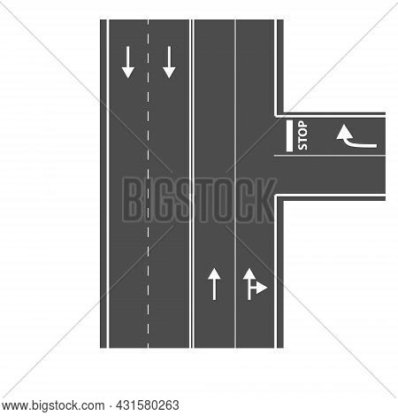 Road Markings. Vector Vector & Photo (Free Trial) | Bigstock