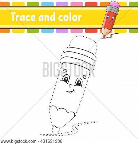 Trace Color. Coloring Vector & Photo (Free Trial) | Bigstock