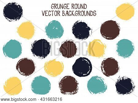 Vector Grunge Circles Vector & Photo (Free Trial) | Bigstock