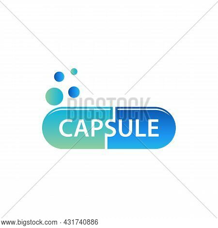 Capsule Logo Vector & Photo (Free Trial) | Bigstock