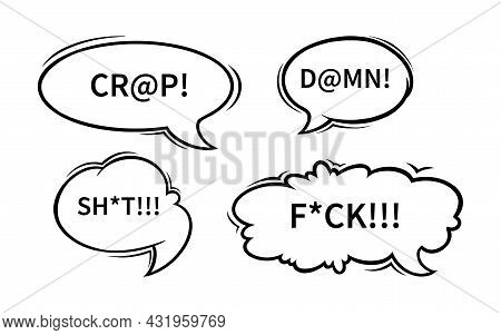 Swearing Speech Vector & Photo (Free Trial) | Bigstock