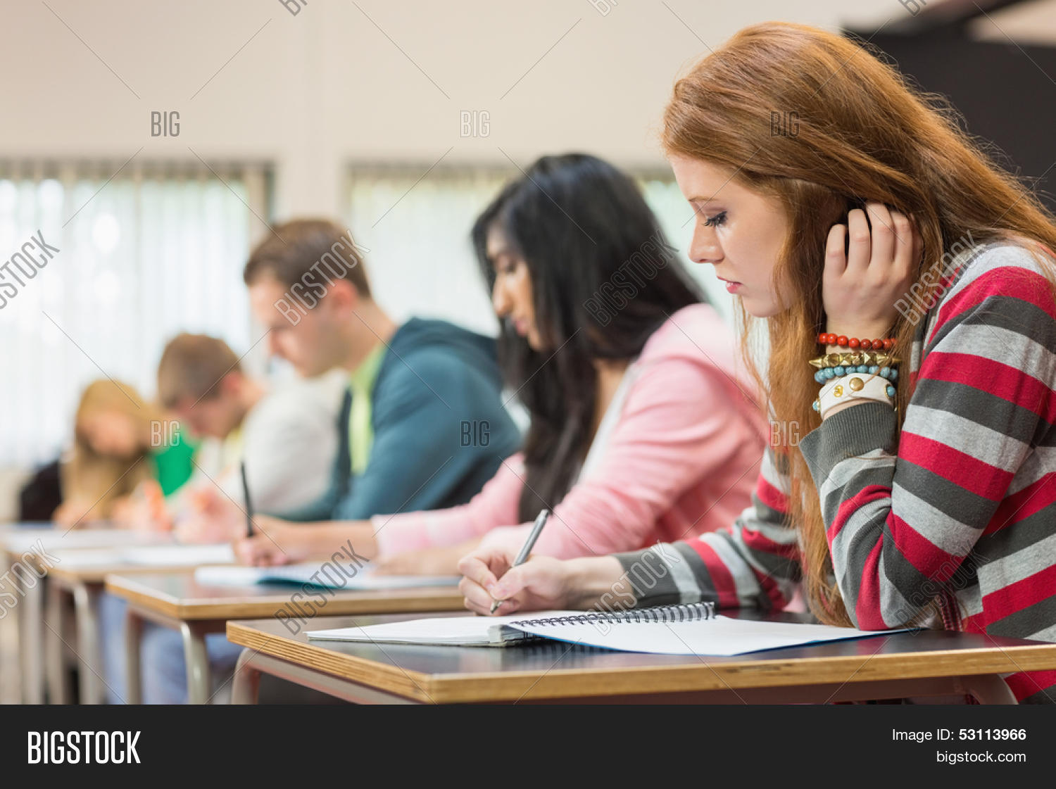 Side View Group Young Image & Photo (Free Trial) | Bigstock