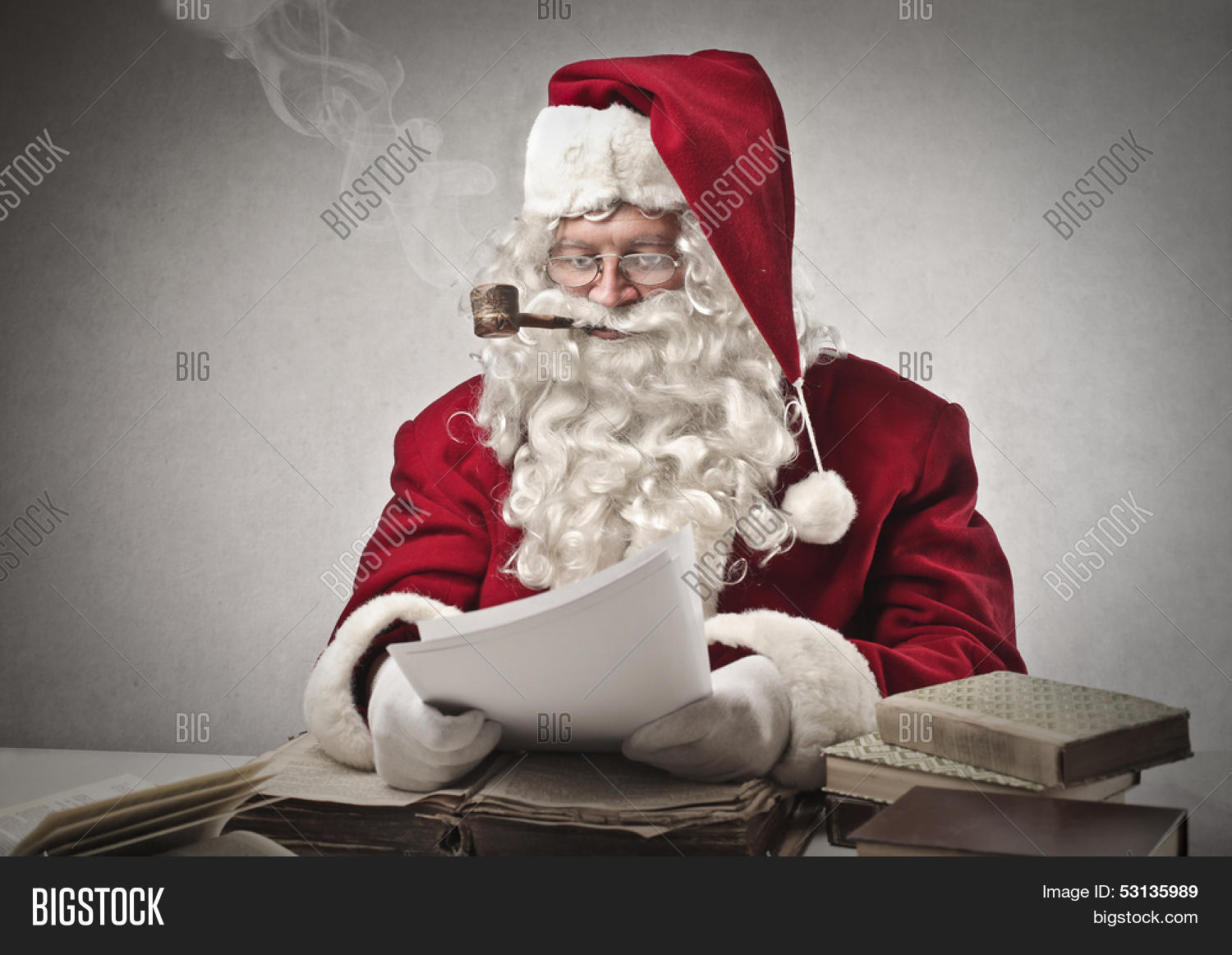 Santa Claus Smoking Image & Photo (Free Trial) | Bigstock