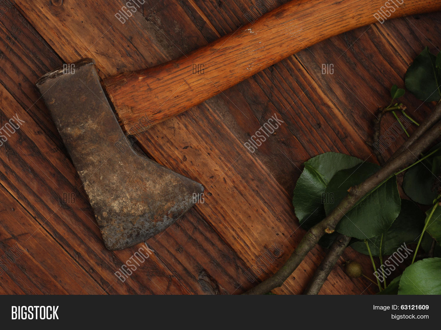 Antique Hatchet Small Image & Photo (Free Trial) | Bigstock