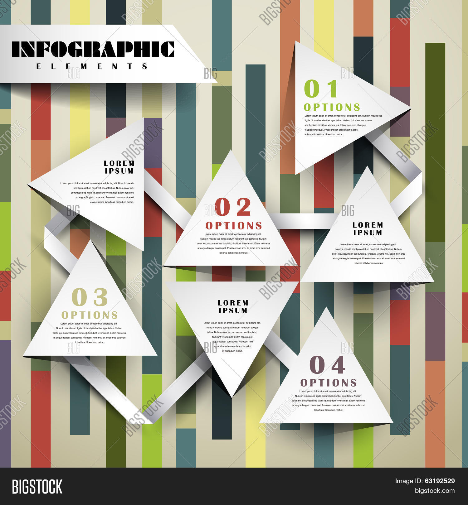Paper Triangle Vector & Photo (Free Trial) | Bigstock