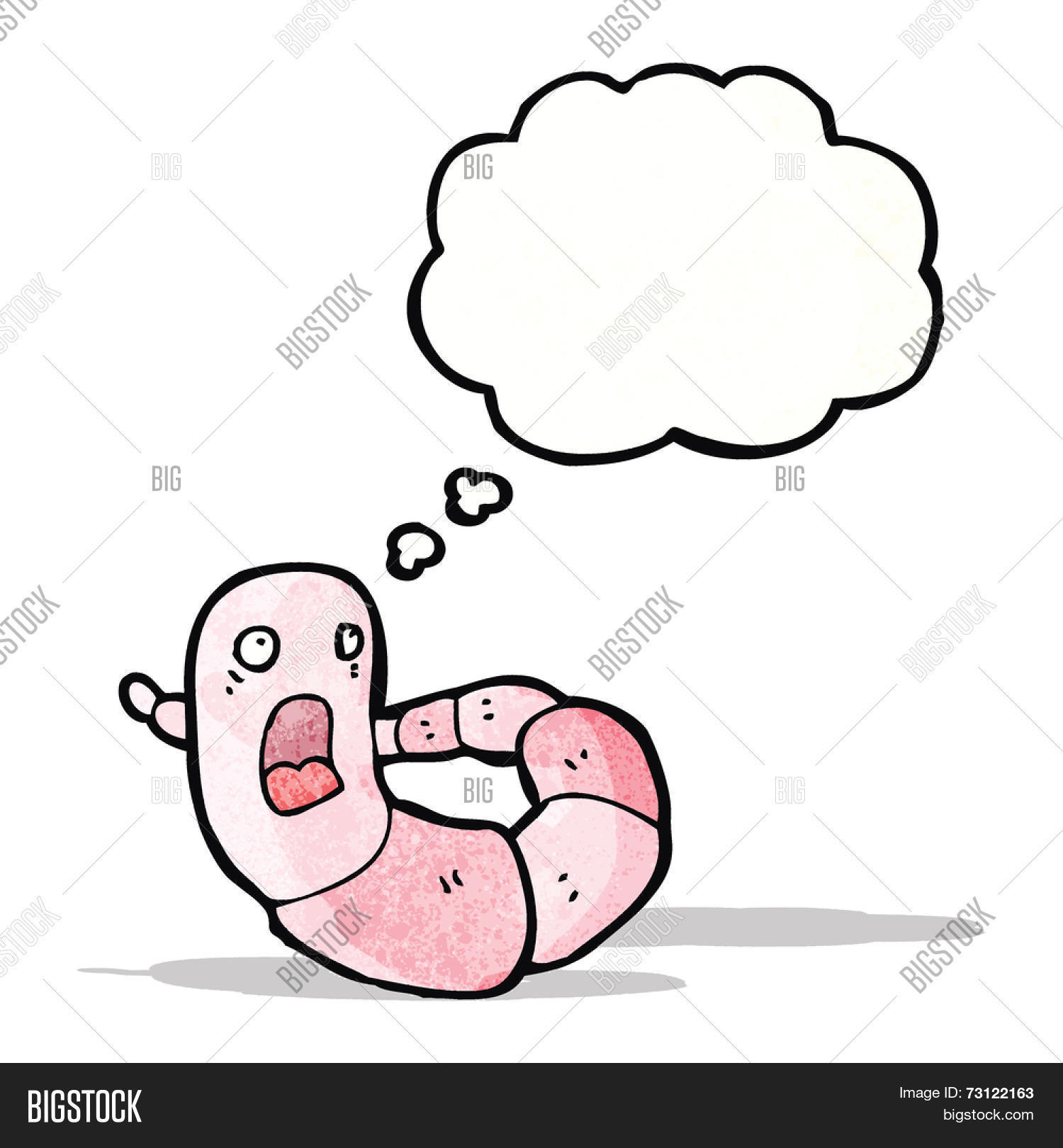 Worm Cartoon Vector & Photo (Free Trial) | Bigstock