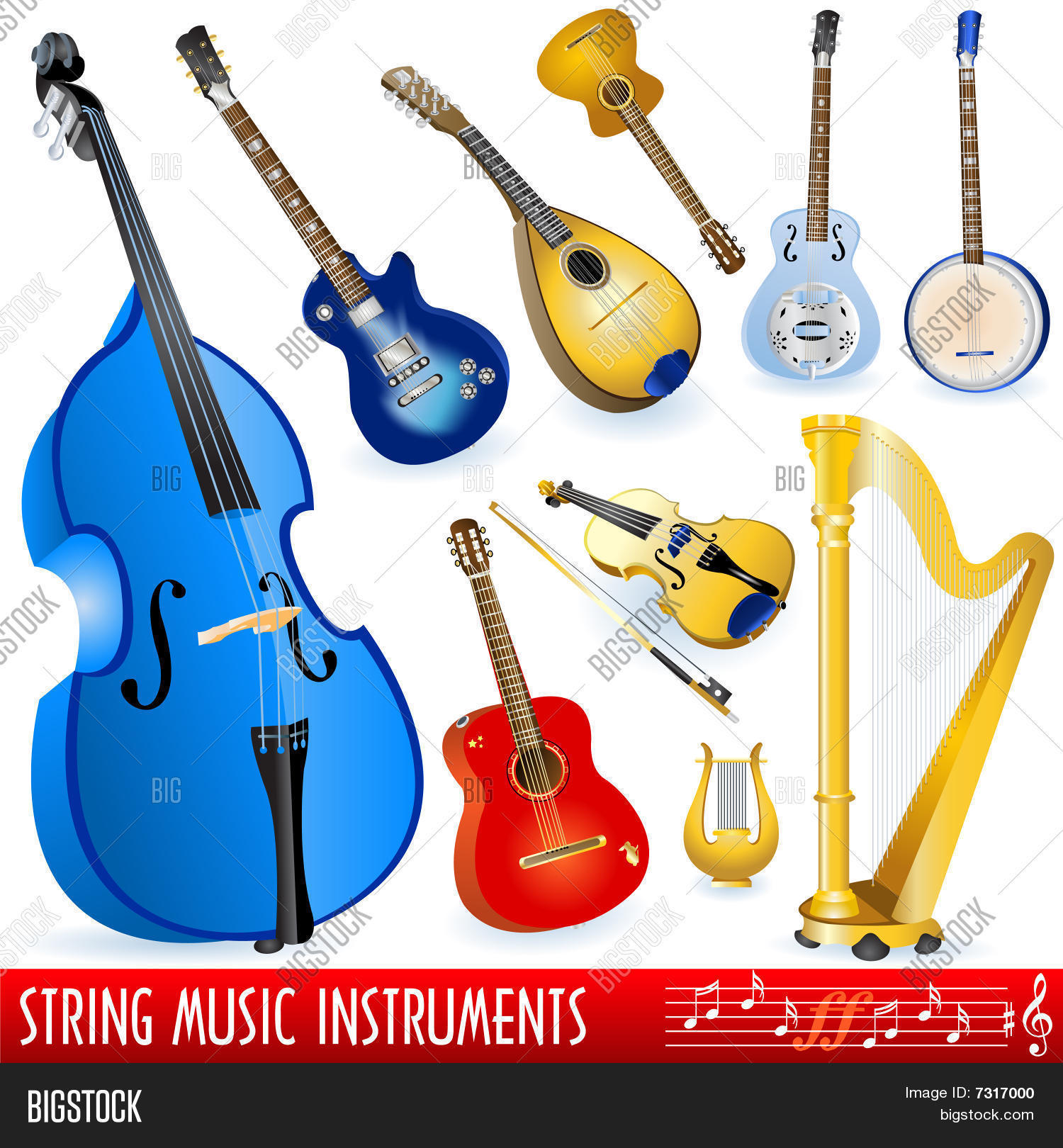 String Music Image & Photo (Free Trial) | Bigstock
