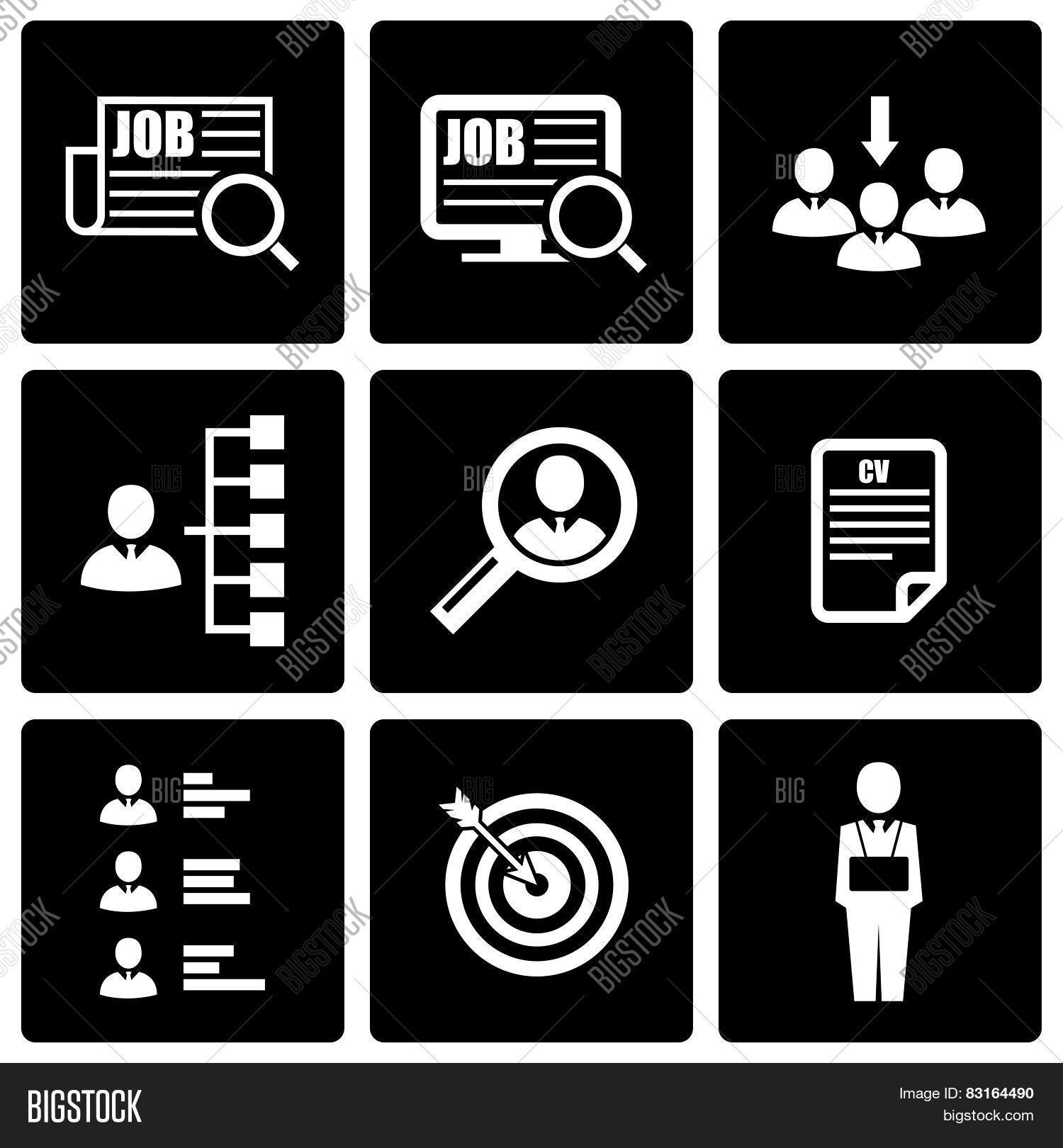 Vector Black Job Vector & Photo (Free Trial) | Bigstock