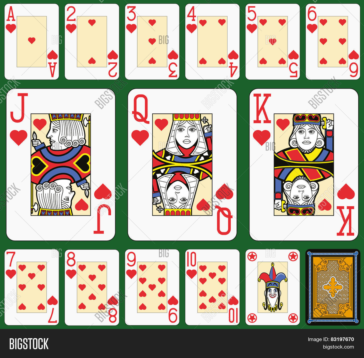 Playing Cards, Hearts Image & Photo (Free Trial) | Bigstock