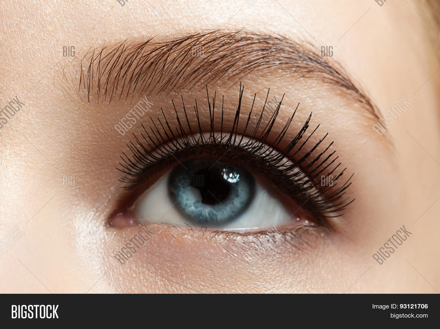 Close- Make- Eye Long Image & Photo (Free Trial) | Bigstock