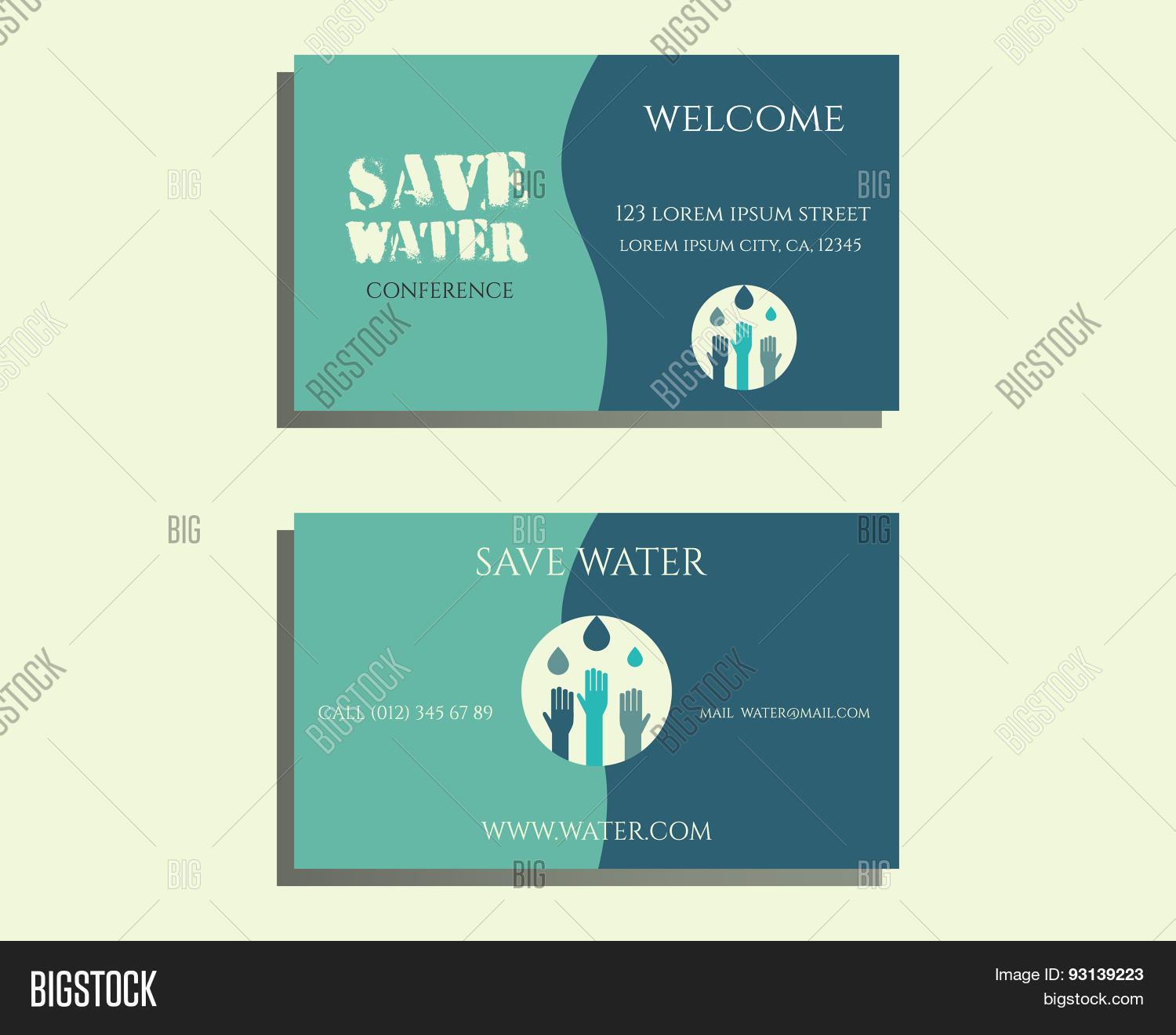 Save Water Conference Vector & Photo (Free Trial) | Bigstock