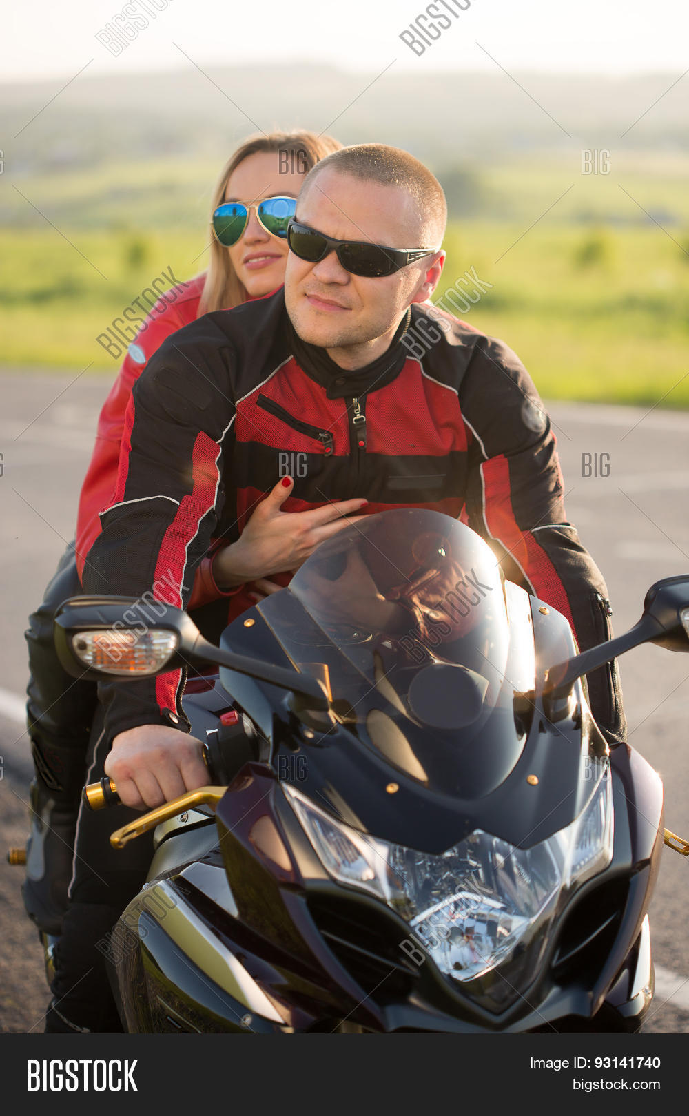 Biker Man Woman Image & Photo (Free Trial) | Bigstock
