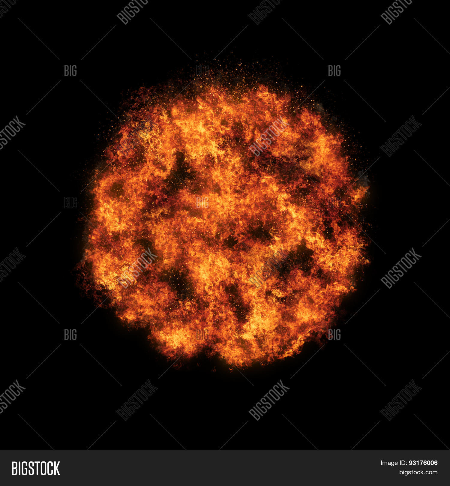 Realistic Fire Ball Image & Photo (Free Trial) | Bigstock