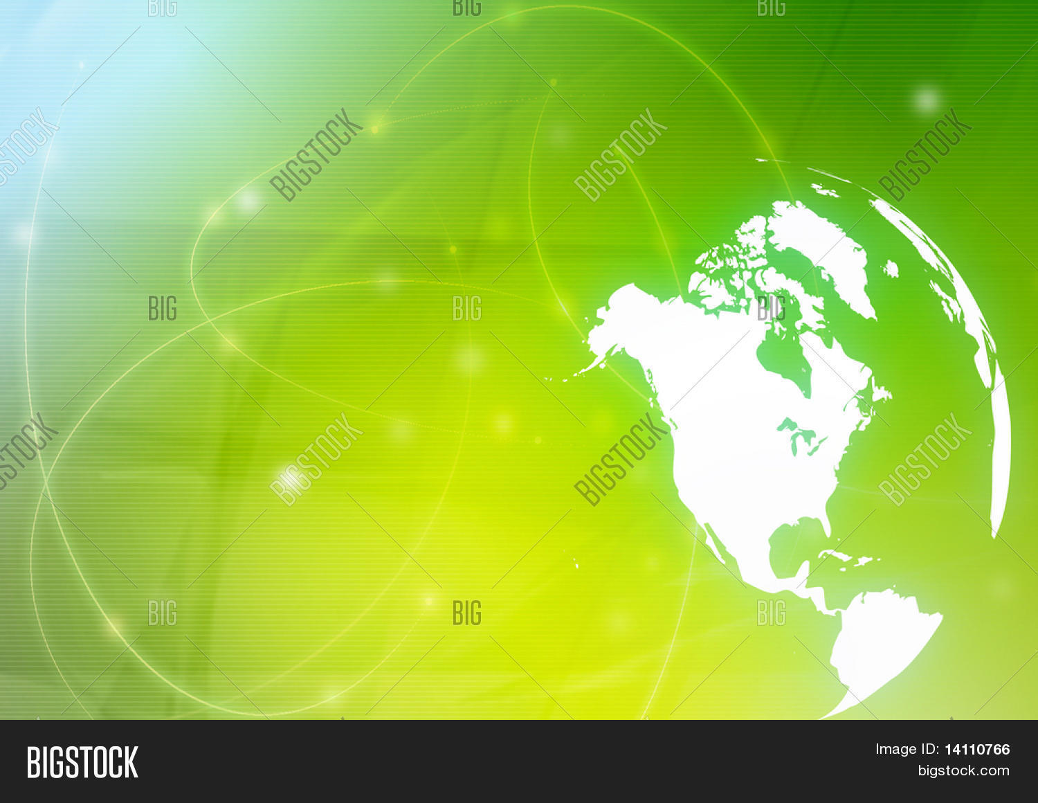 World map of america