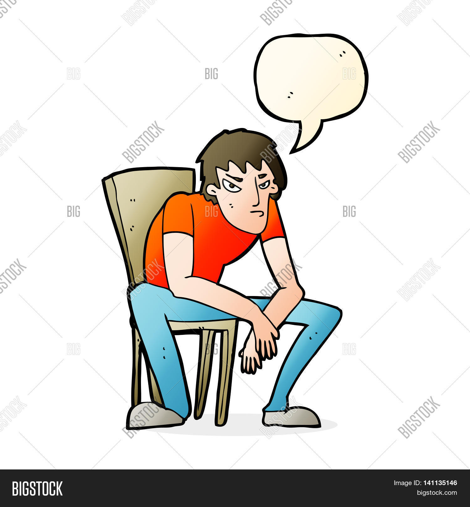 Cartoon Dejected Man Image & Photo (Free Trial) | Bigstock