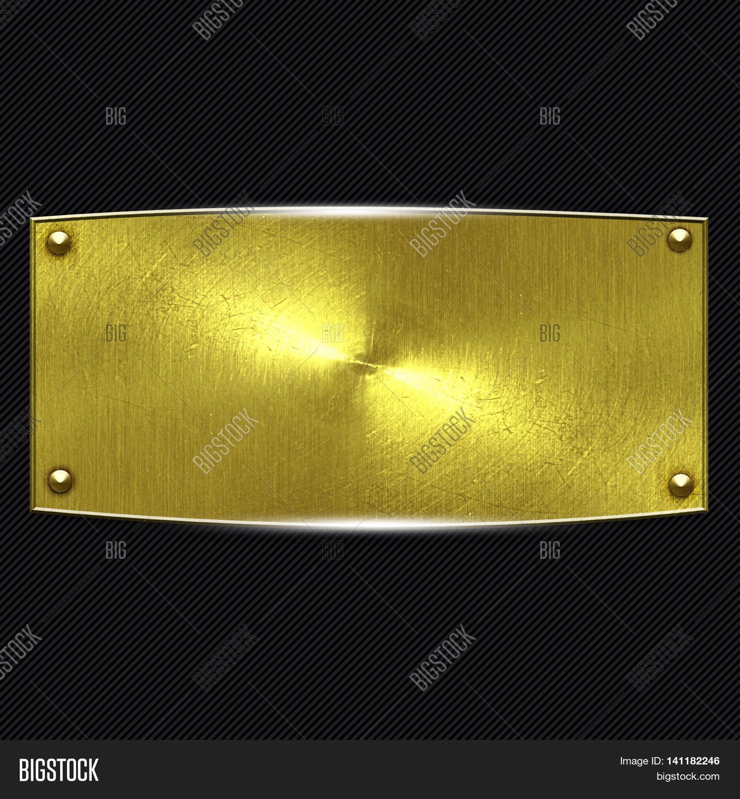 Shiny Gold Signboard Image & Photo (Free Trial) | Bigstock