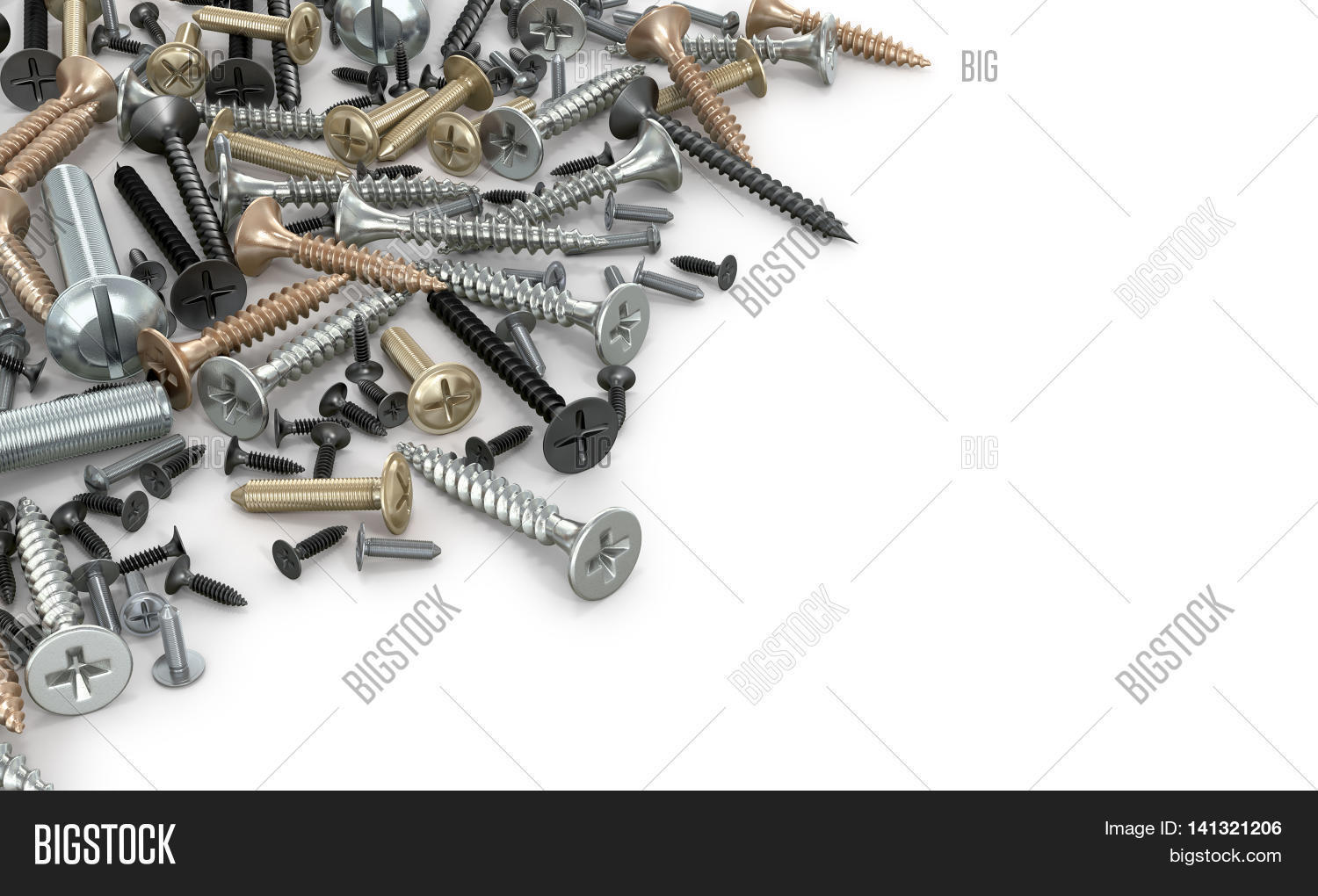 Set Nuts Screws Bolts Image & Photo (Free Trial) | Bigstock