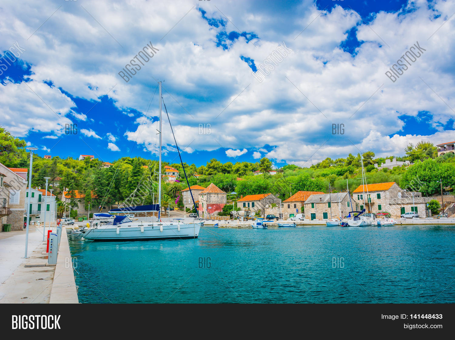 Rogac Town On Island Image & Photo (Free Trial) | Bigstock