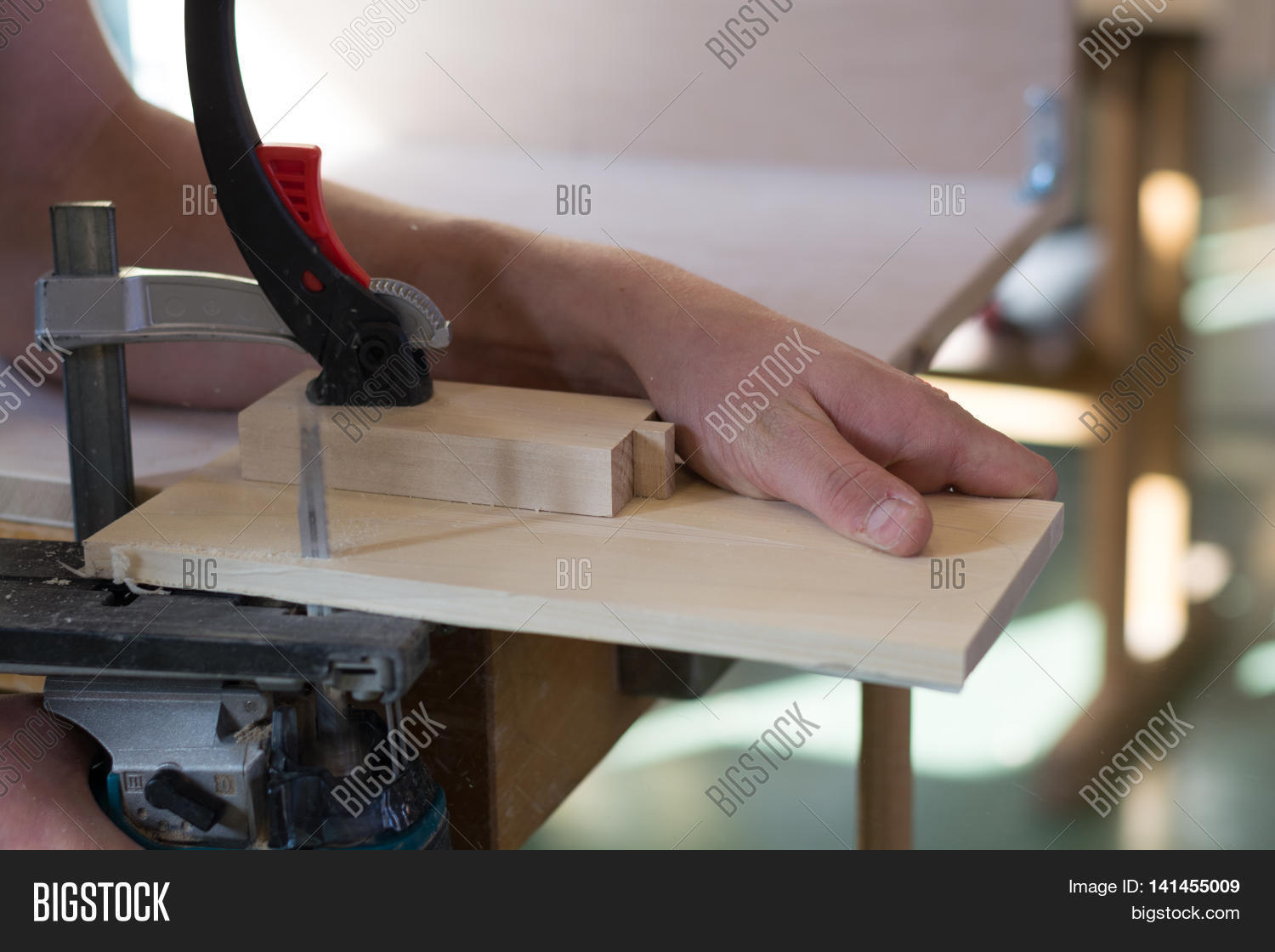 Carpenter Sawing Piece Image & Photo (Free Trial) | Bigstock