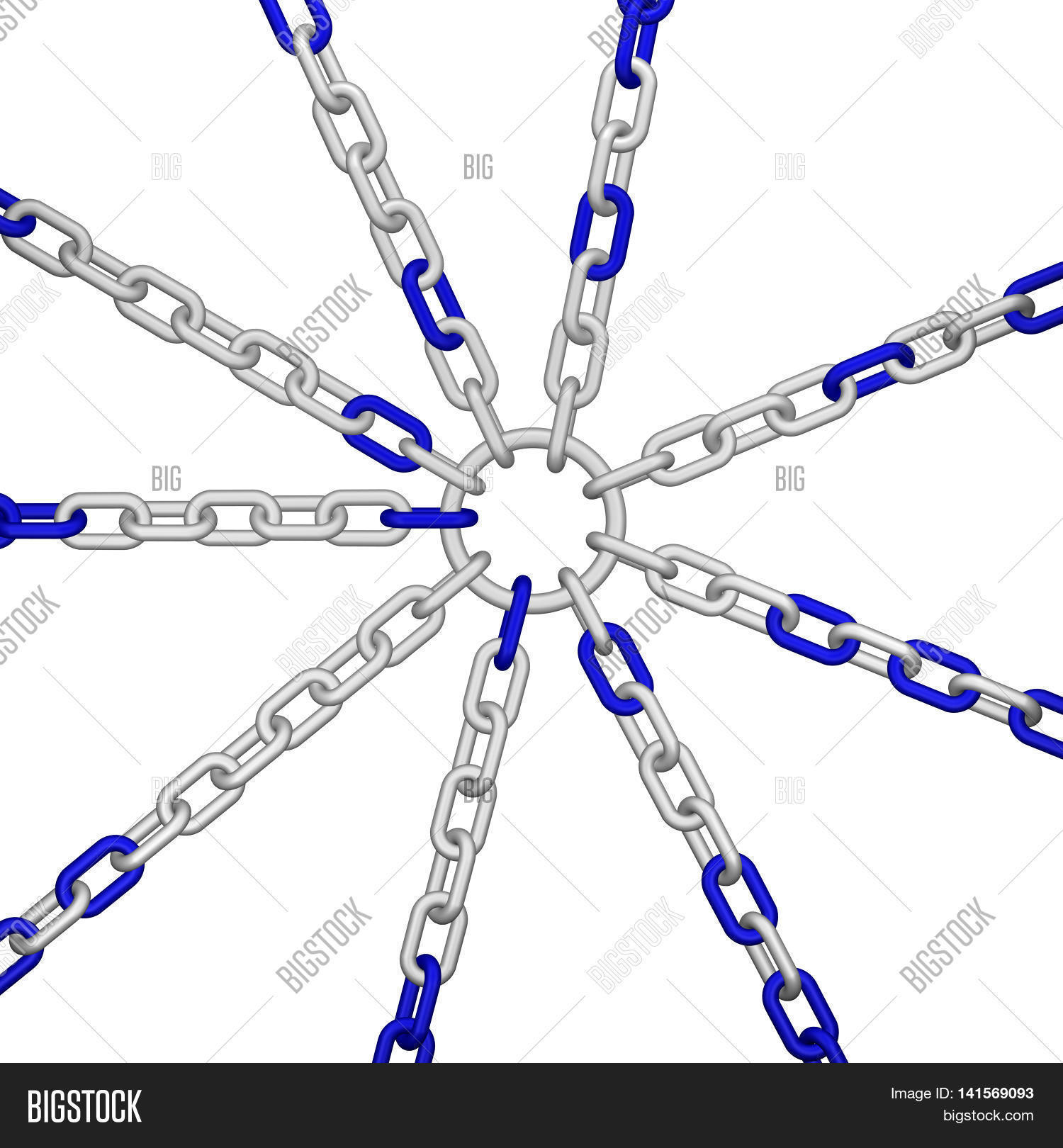 Gray Blue Chain Ring Image & Photo (Free Trial) | Bigstock