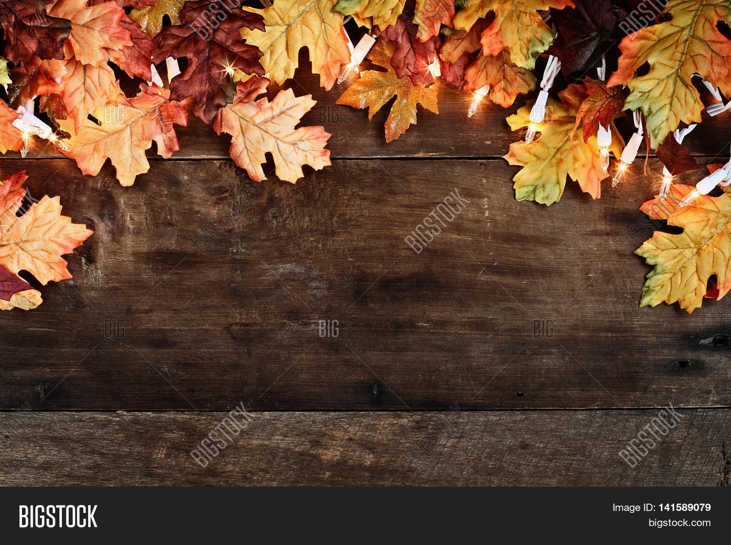 Rustic Fall Wood Background