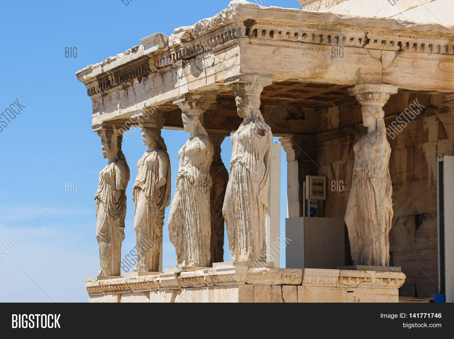 Six Caryatids Image & Photo (Free Trial) | Bigstock