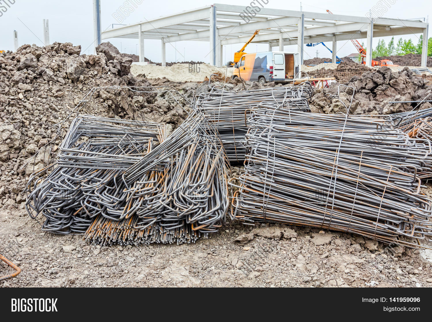 Steel Bars Stacked Image & Photo (Free Trial) | Bigstock