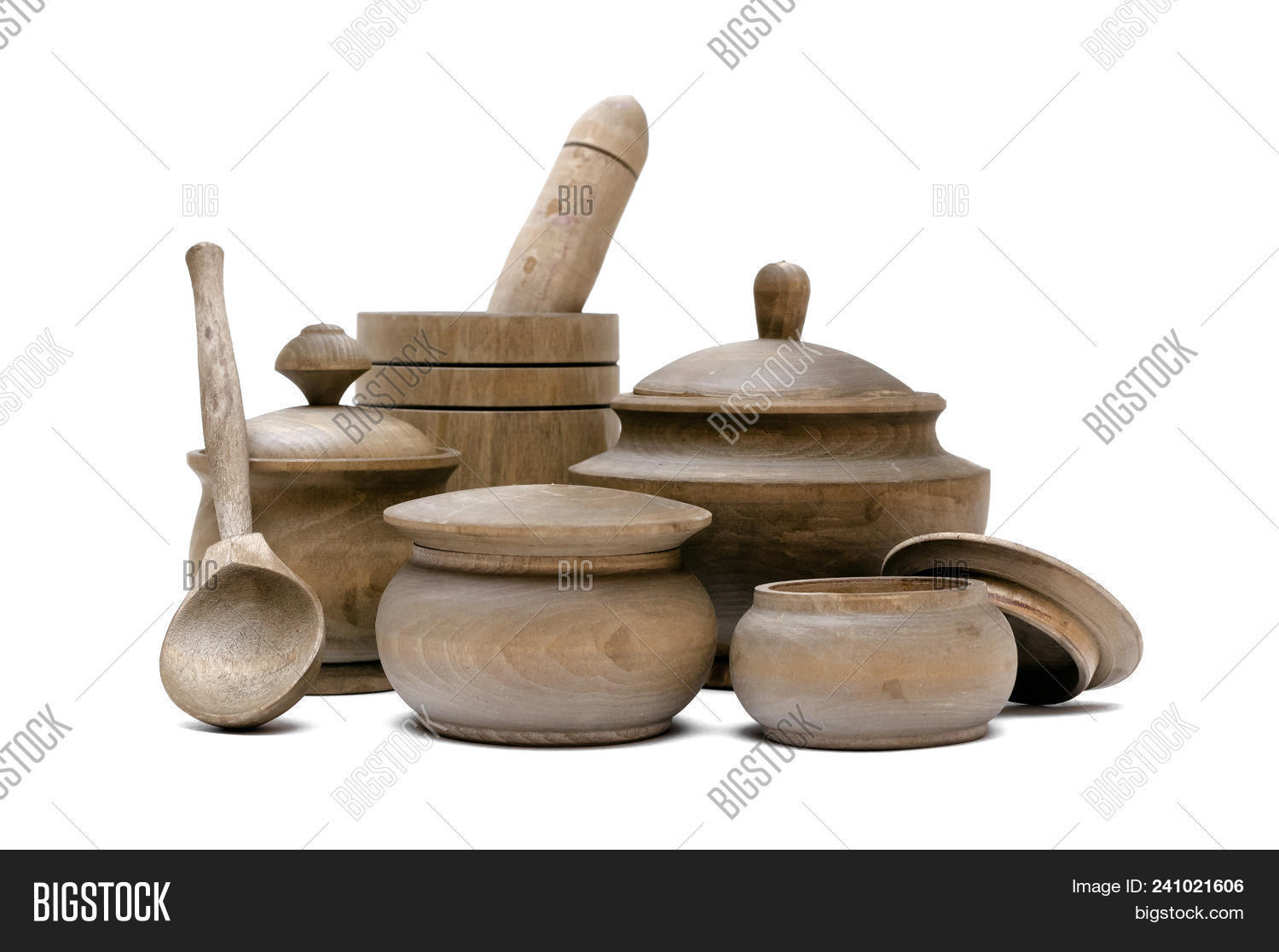 Wooden Kitchen Pots Image & Photo (Free Trial) | Bigstock