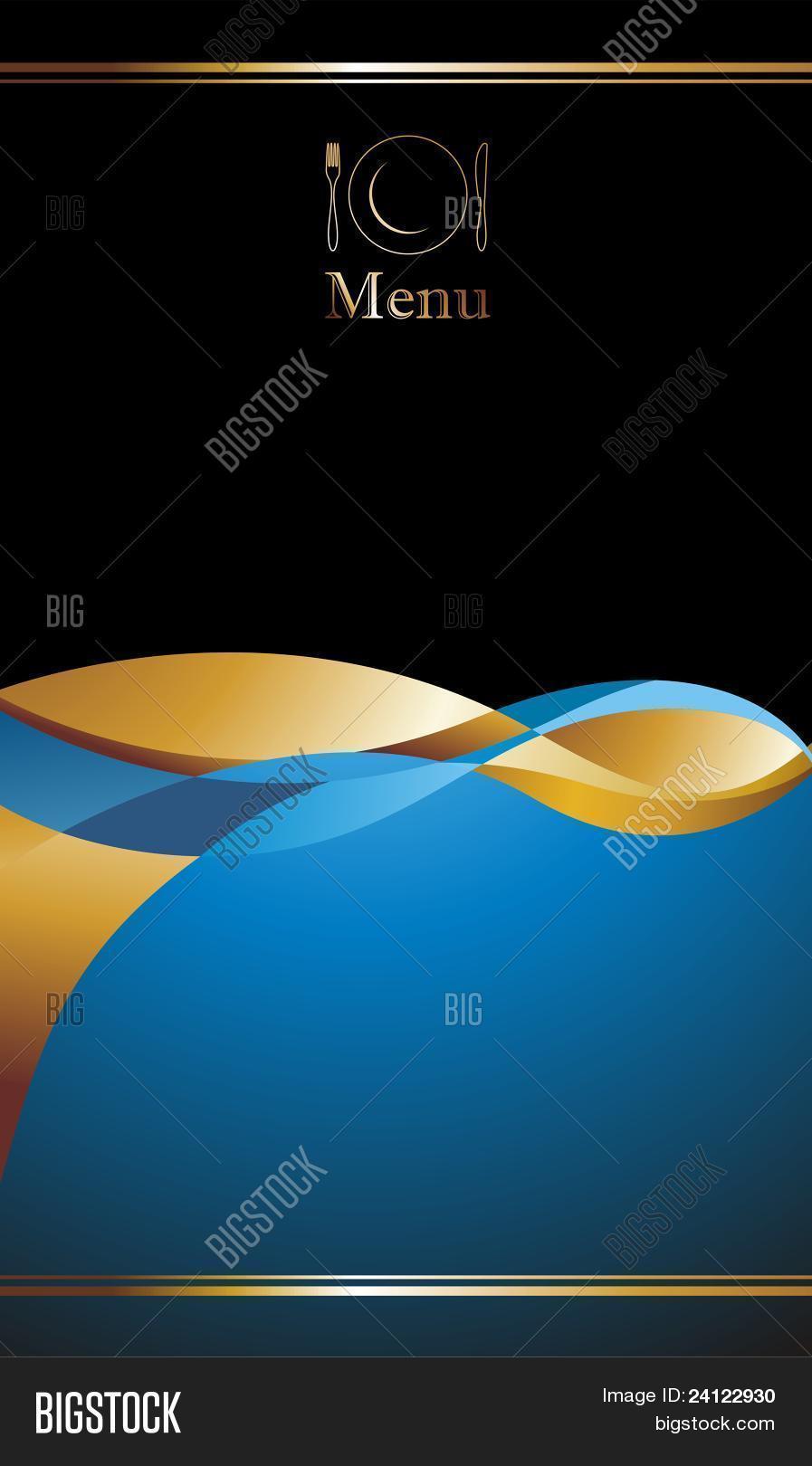 Menu Cover Design Vector & Photo (Free Trial) | Bigstock