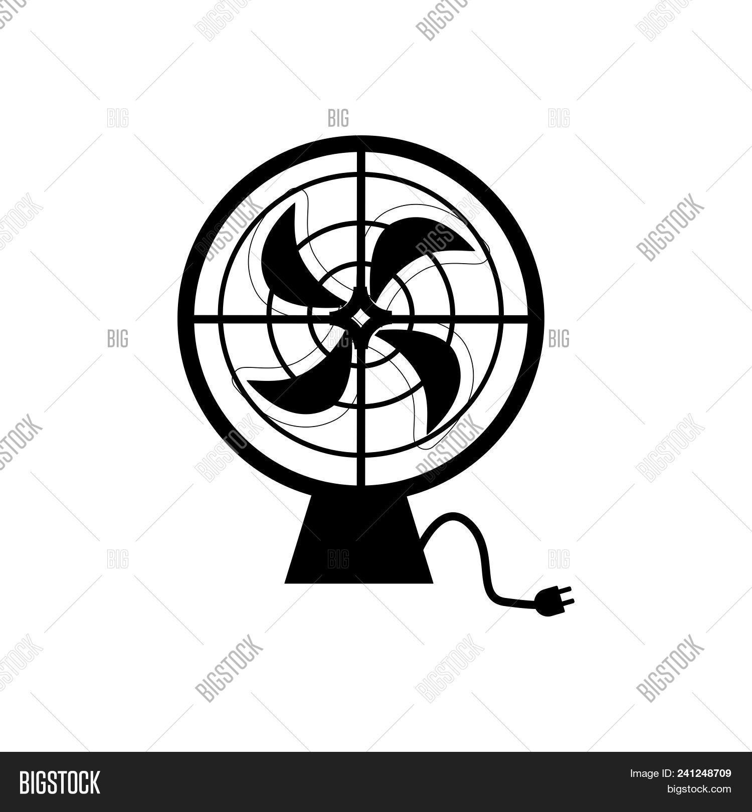Cooling Fan Vector Vector & Photo (Free Trial) | Bigstock