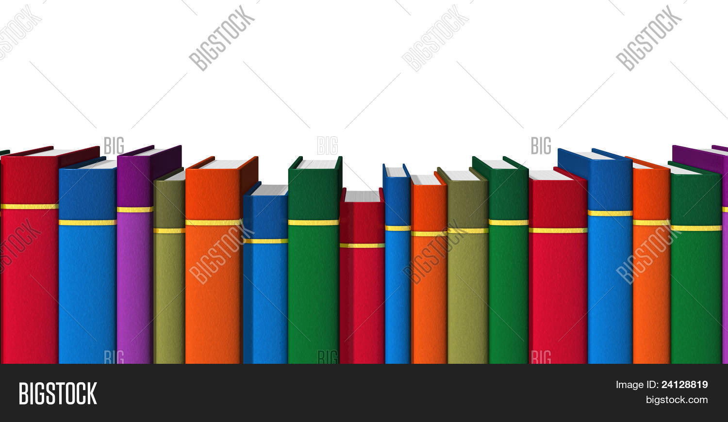Row Color Books Image & Photo (Free Trial) | Bigstock