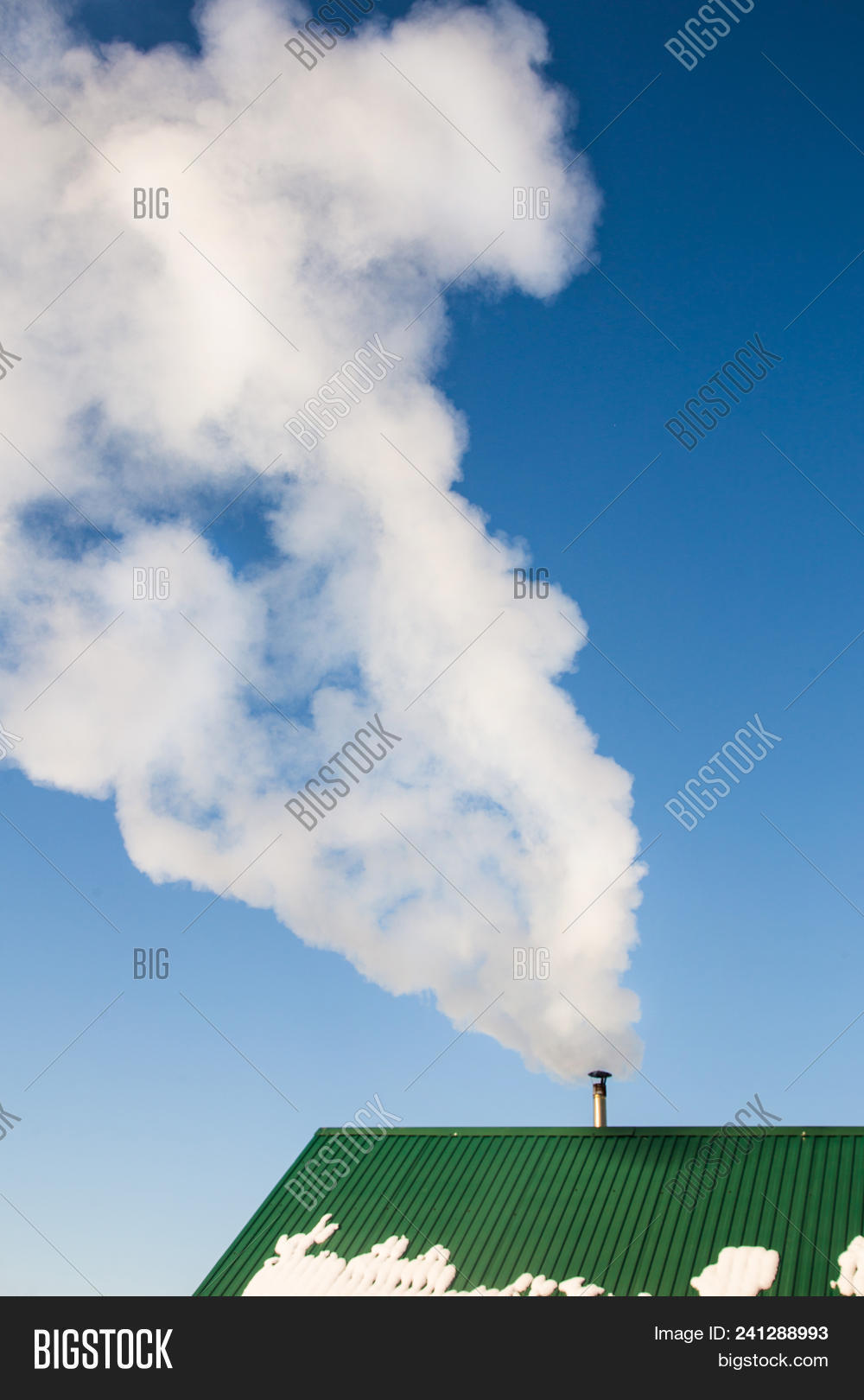 Smoke Comes Chimney Image & Photo (Free Trial) | Bigstock