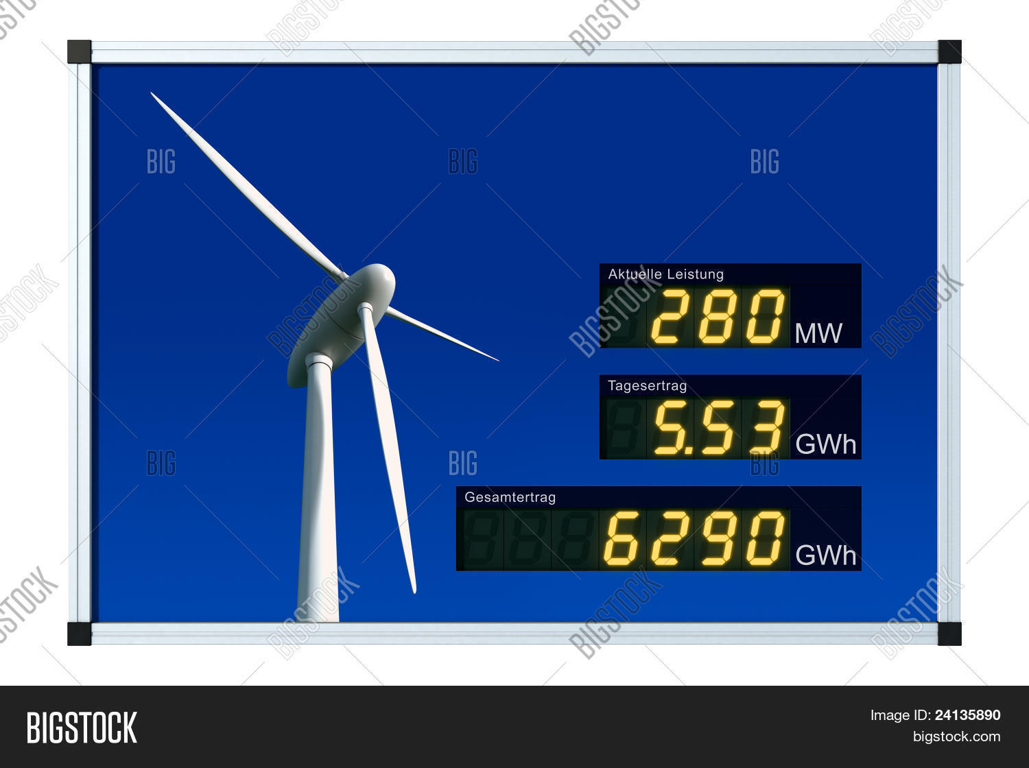 Wind Power Display - Image & Photo (Free Trial) | Bigstock