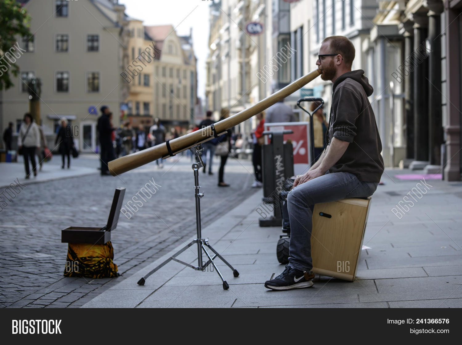 Street Musician Plays Image & Photo (Free Trial) | Bigstock