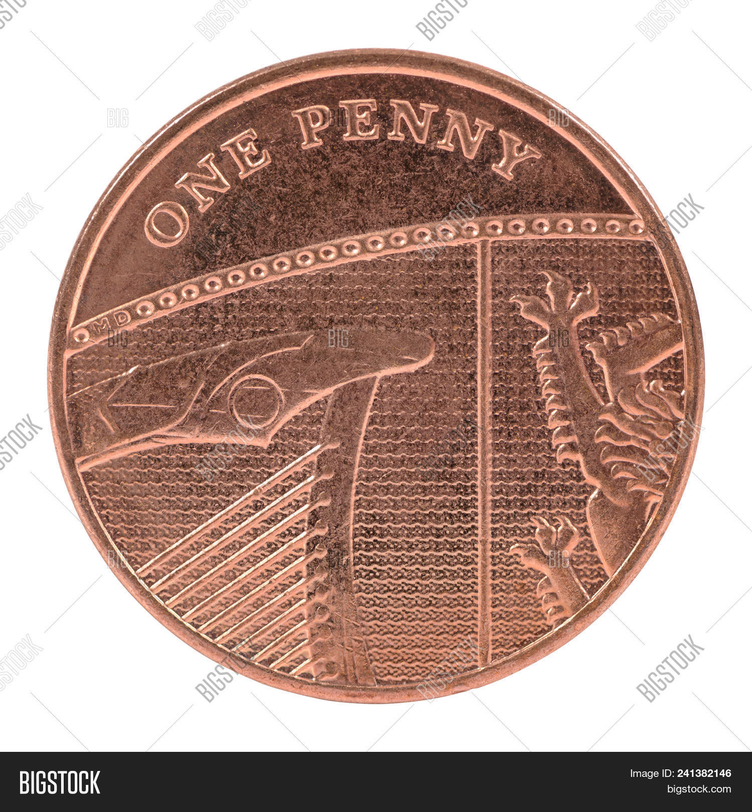 Coin British One Penny Image & Photo (Free Trial) | Bigstock
