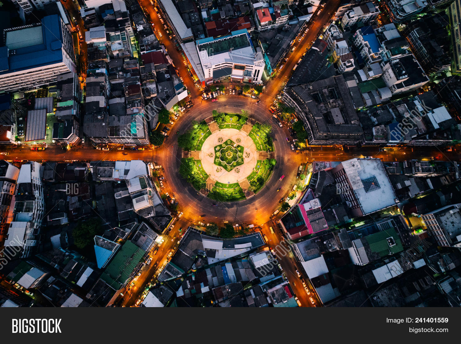 Aerial View Roundabout Image & Photo (Free Trial) | Bigstock