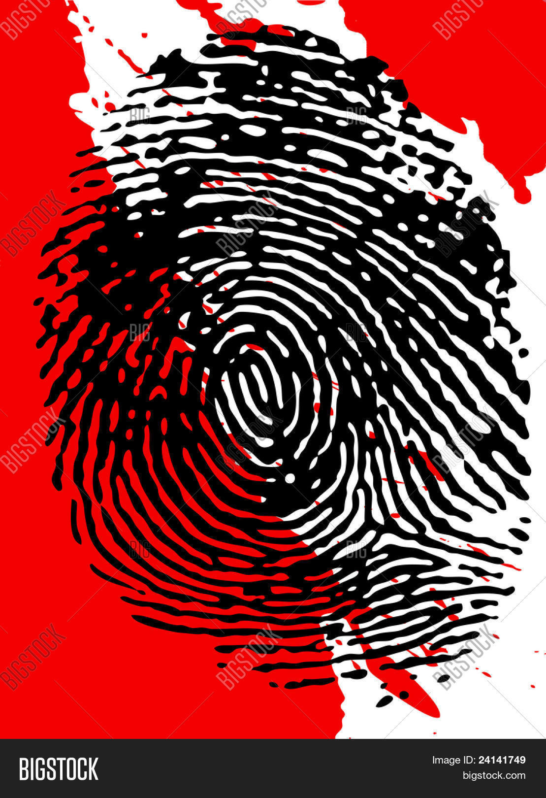 Black Fingerprint On Image & Photo (Free Trial) | Bigstock