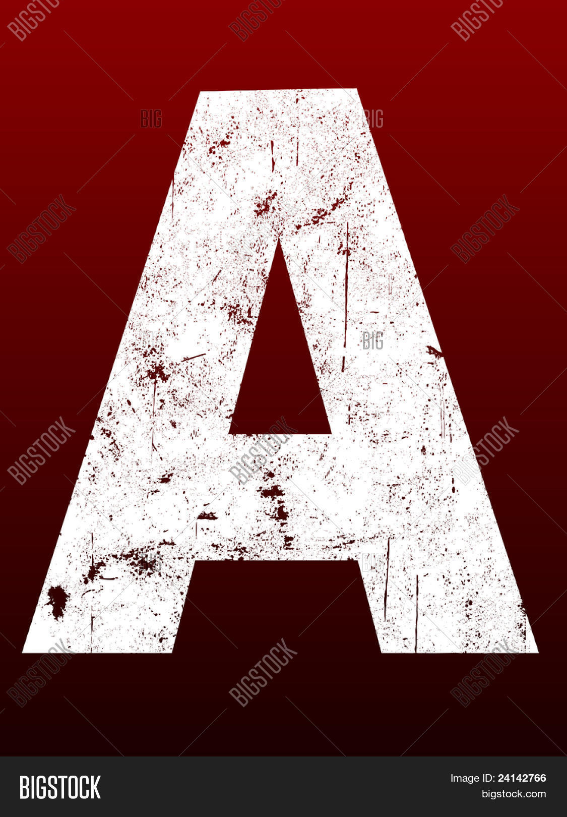 Fat Grunged Letters Vector & Photo (Free Trial) | Bigstock