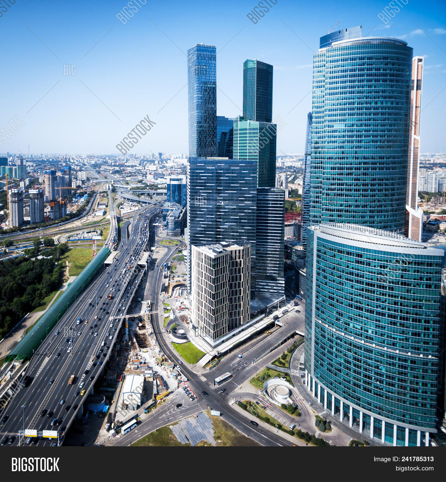 Aerial View Moscow Image & Photo (Free Trial) | Bigstock